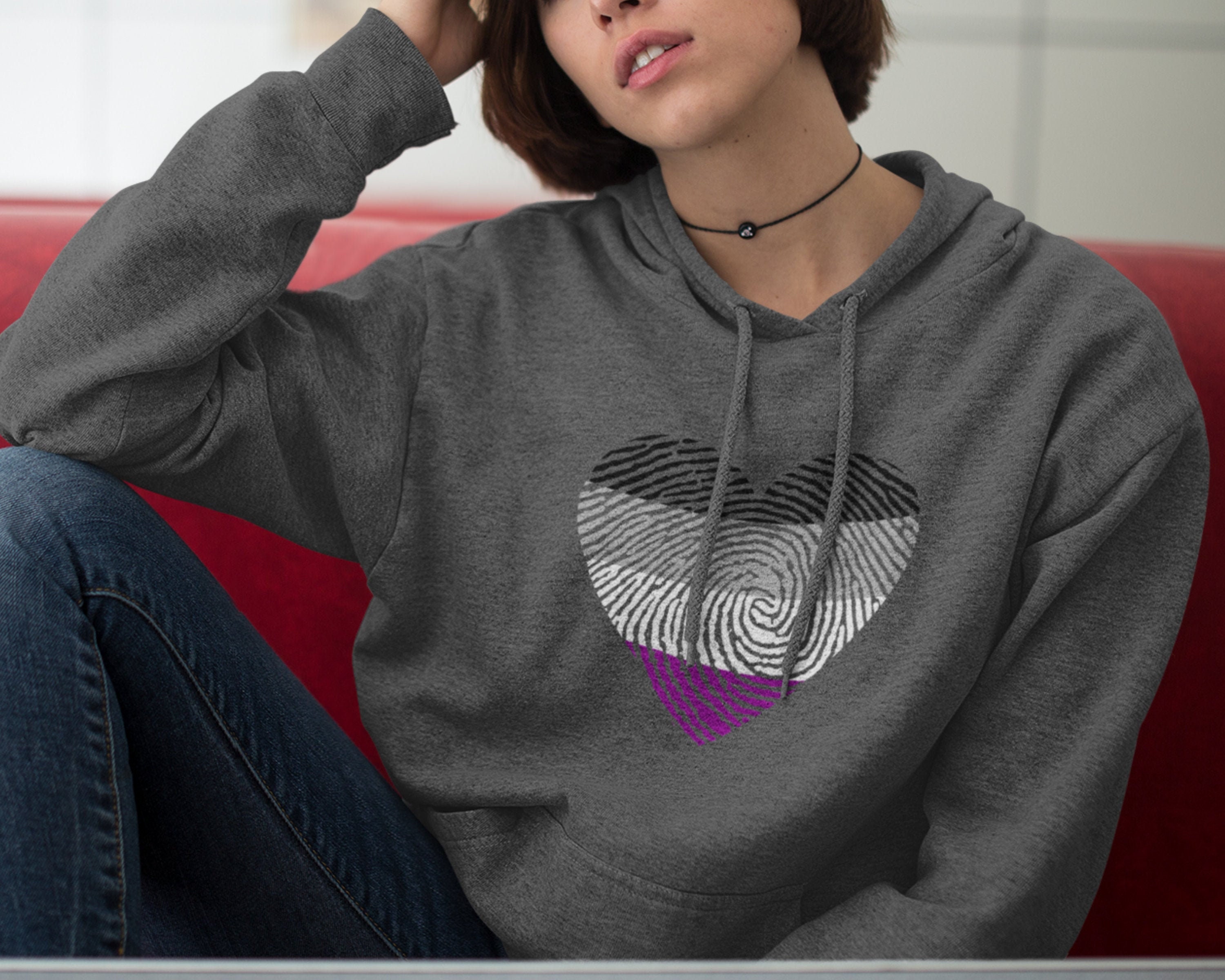 Asexual Pride Hoodie Asexual Sweatshirt Asexual Flag | Etsy