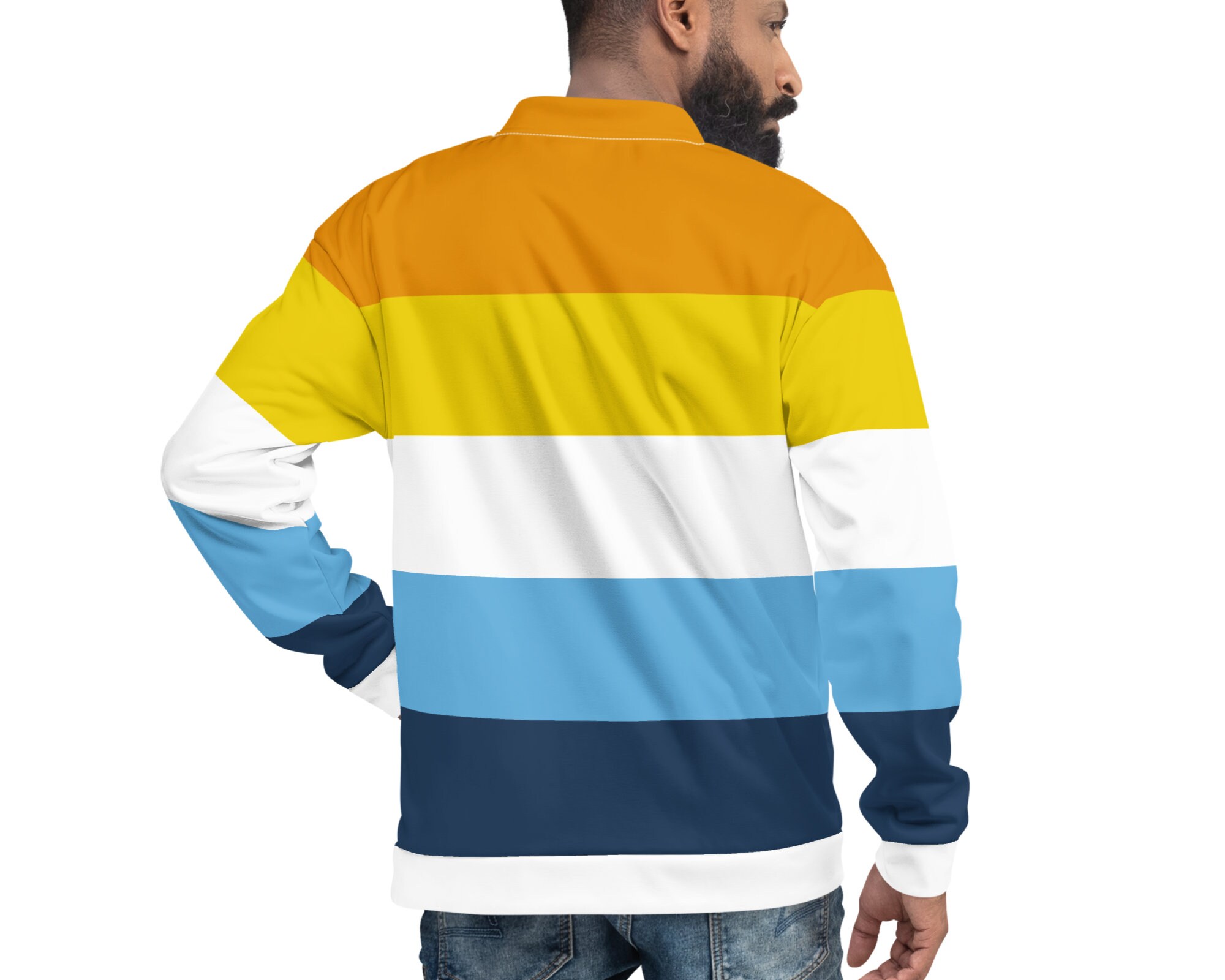 Aroace Flag Bomber Jacket, Aroace Pride Jacket, Aromantic Asexual ...