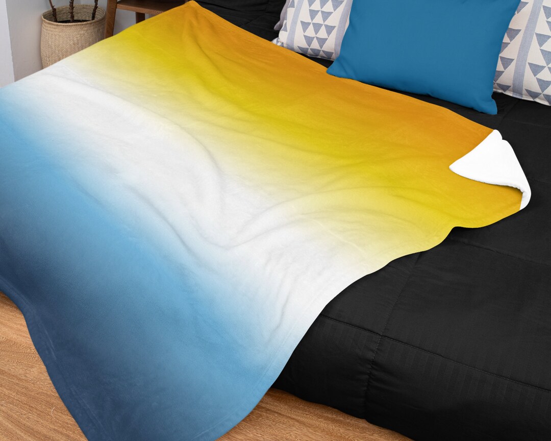 Ombré Aroace Sunset Flag Blanket, Aroace Pride Blanket, Aroace Flag ...