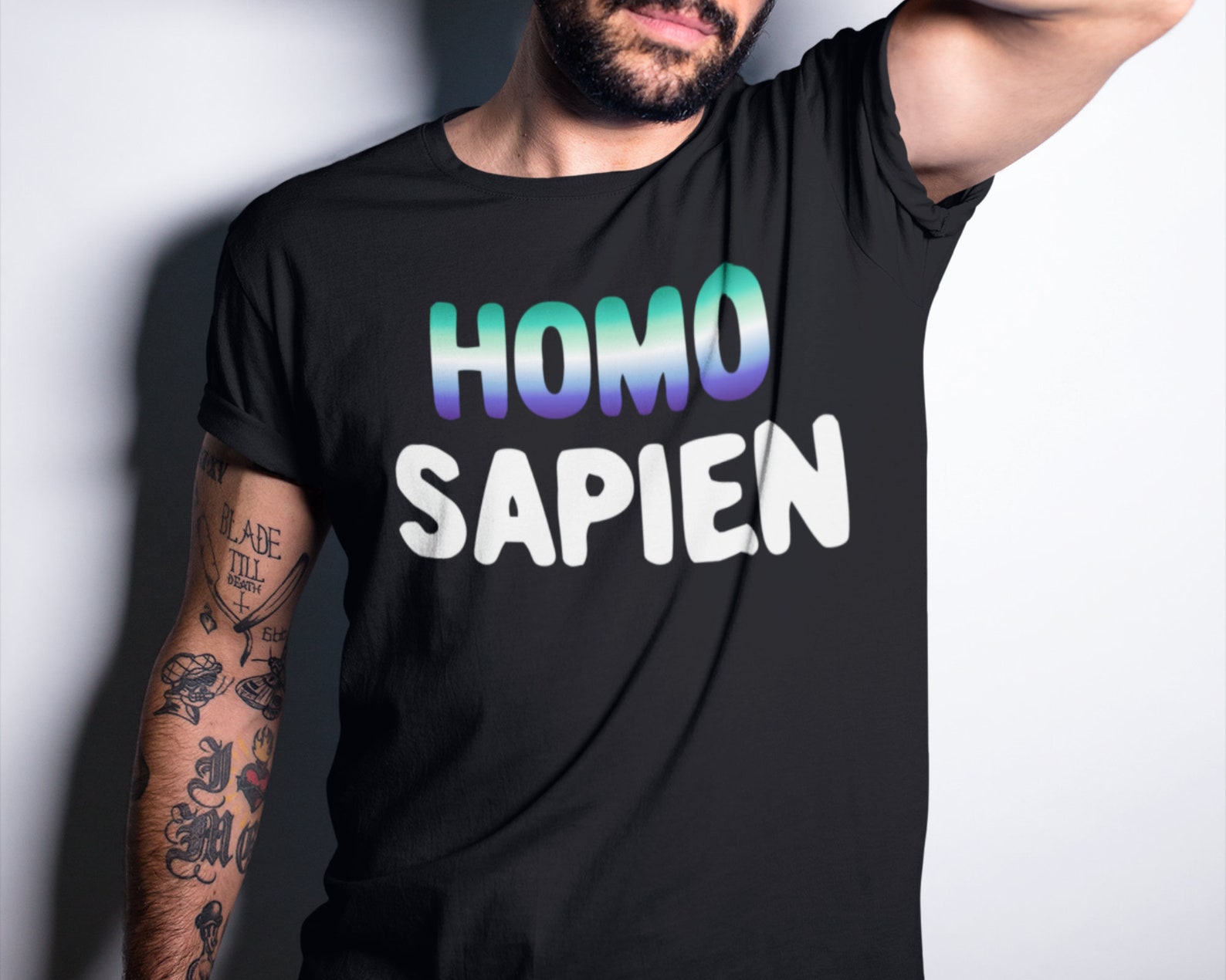 MLM Flag Homo Sapien Shirt, MLM Pride T Shirt, Homo Shirt, Gay Male ...