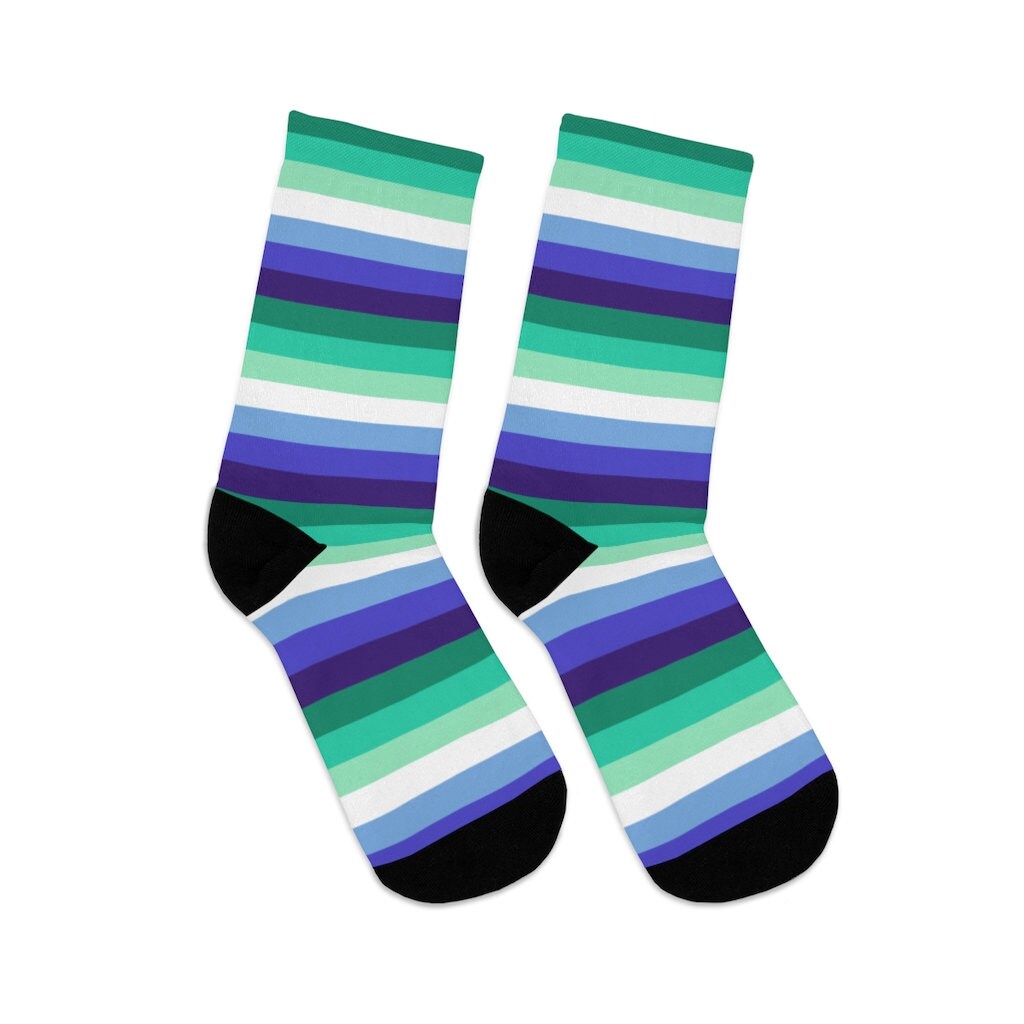MLM Pride Flag Socks Gay Male Pride Socks Gay Male Flag - Etsy