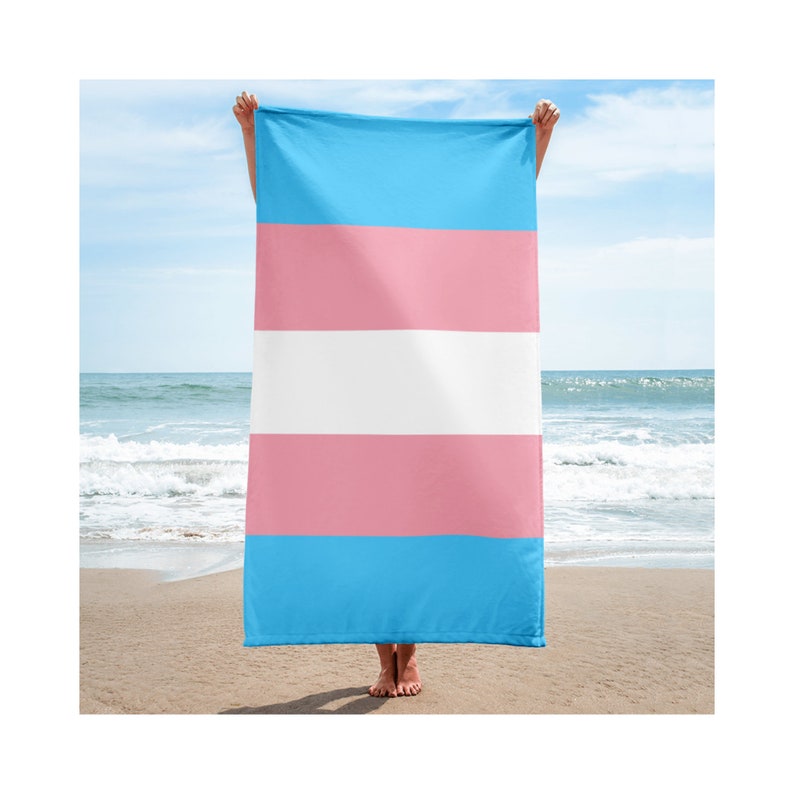 Transgender Flag Beach Towel Transgender Gifts FTM | Etsy