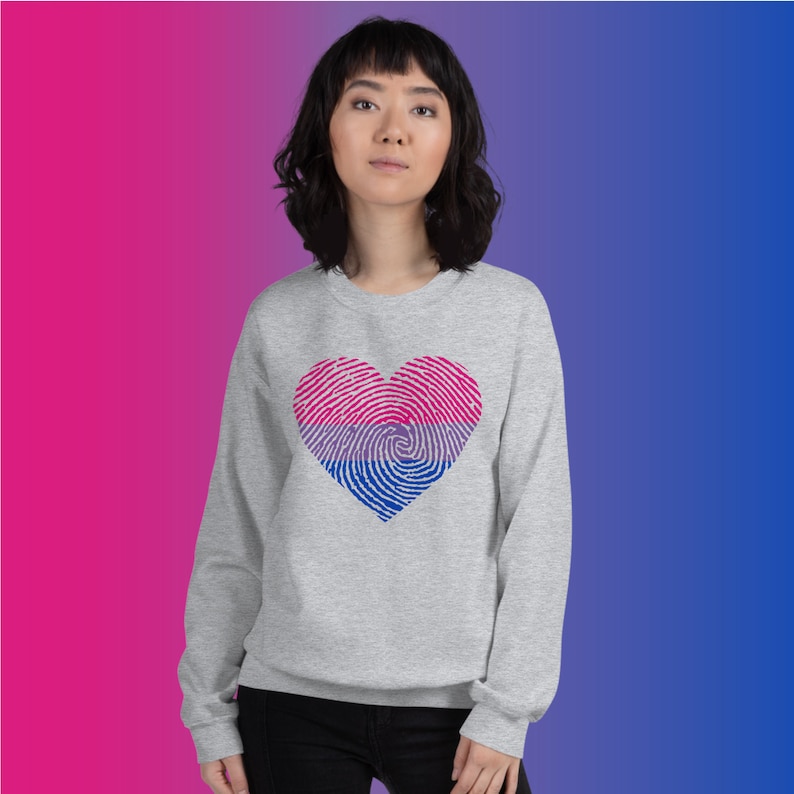 Bisexual Pride Sweatshirt Bi Pride Sweatshirt Bisexual Flag | Etsy