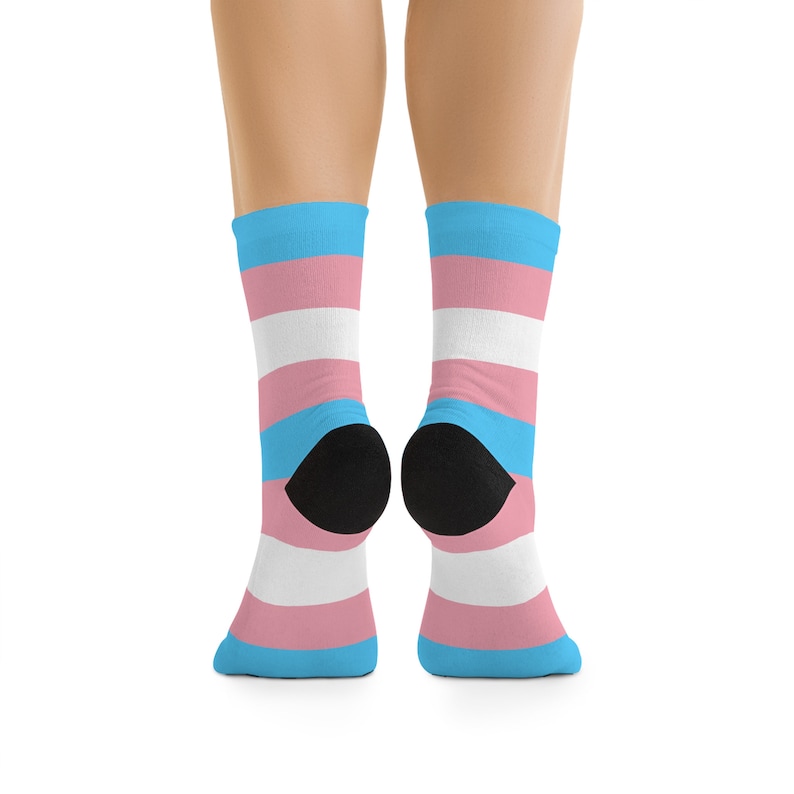 Transgender Flag Socks, Trans Pride Socks, Transgender Gift, Unisex ...