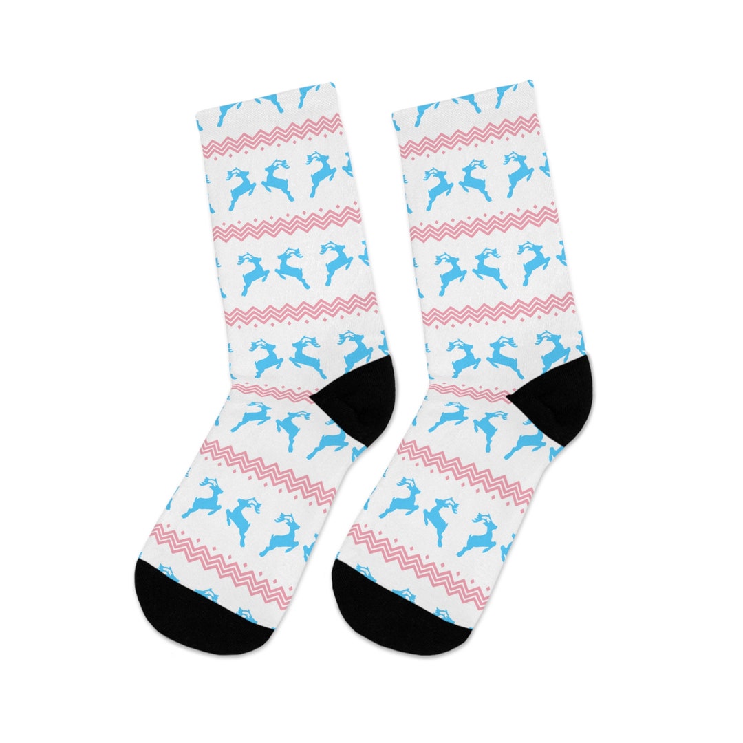 Subtle Transgender Socks, Discreet Trans Socks, Hidden Trans Pride Flag ...