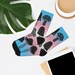 Transgender Mushroom Socks, One Size, Trans Socks, Transgender Socks ...