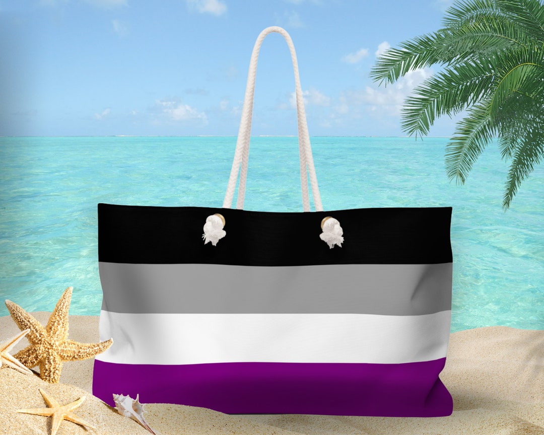 Asexual Flag Weekender Bag, Asexual Pride Beach Bag, Ace Pride Tote Bag ...