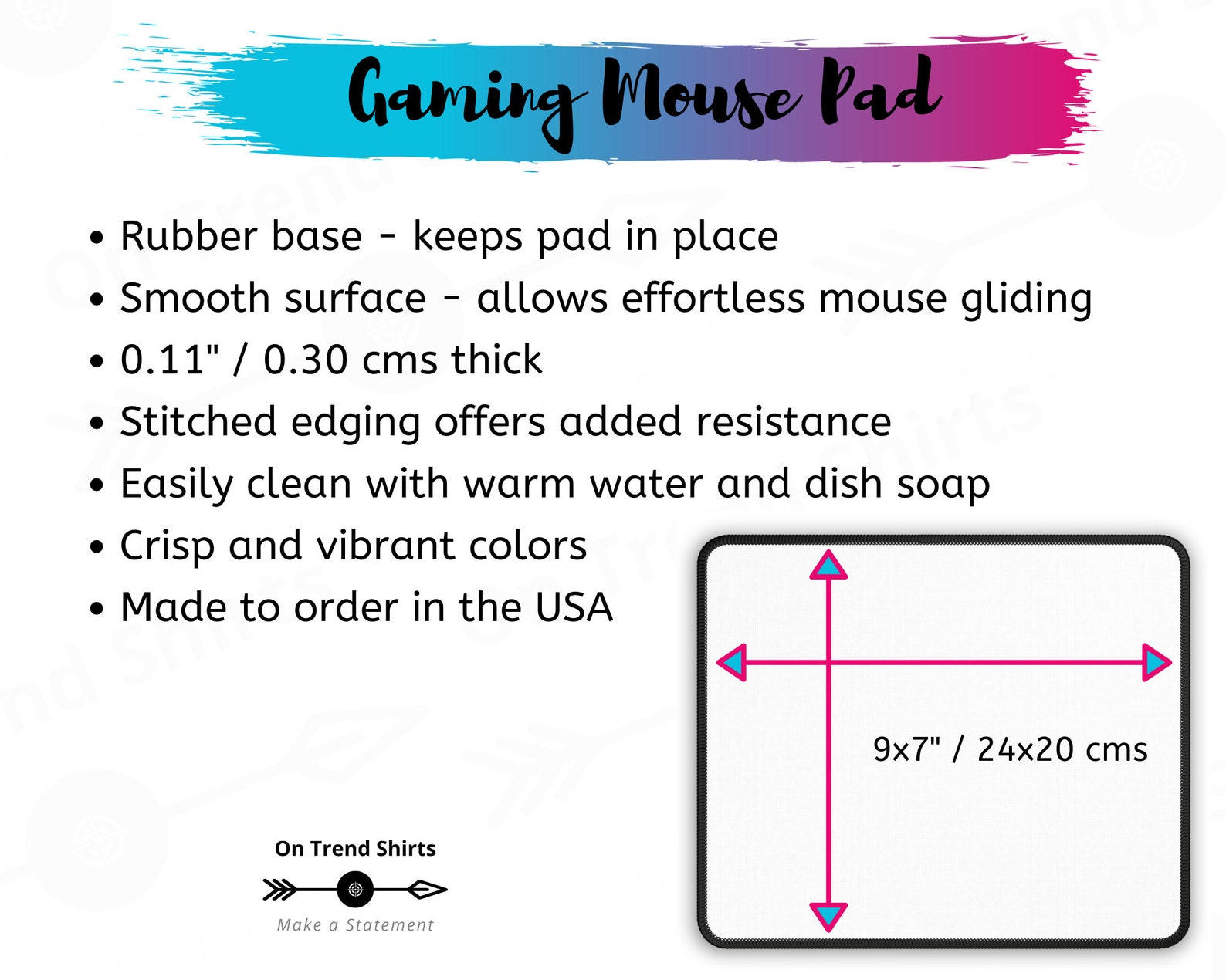 Lesbian Flag Gaming Mouse Pad Lesbian Pride Flag Colors - Etsy