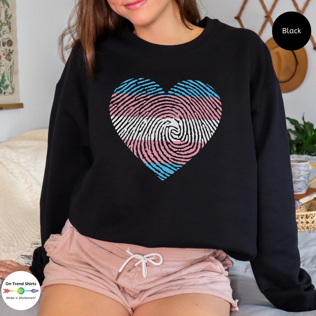 Transgender Pride Sweatshirt, Trans Pride Sweater, Transgender Flag ...