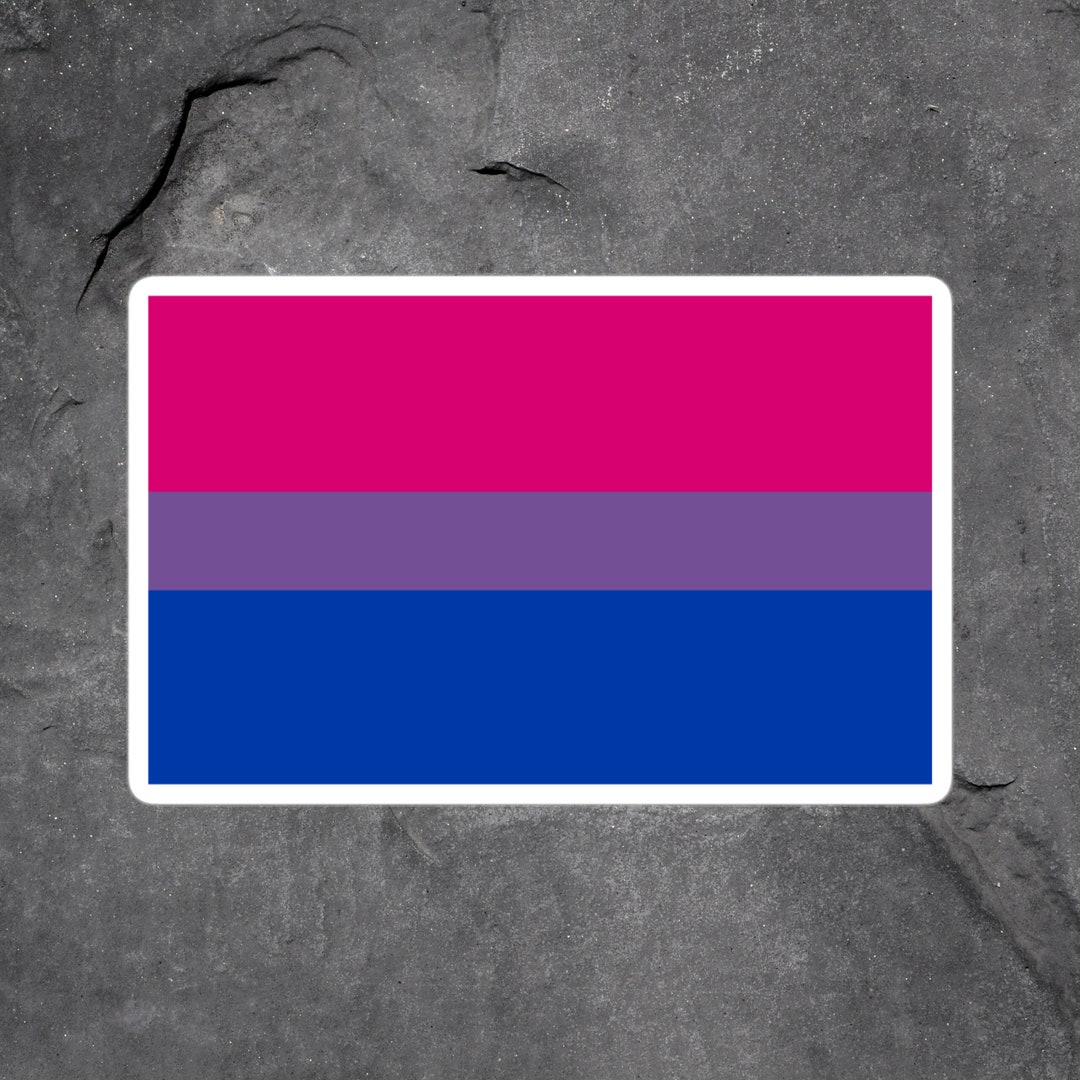 Bisexual Sticker, Bi Pride Sticker, Bisexual Pride Sticker, LGBT ...