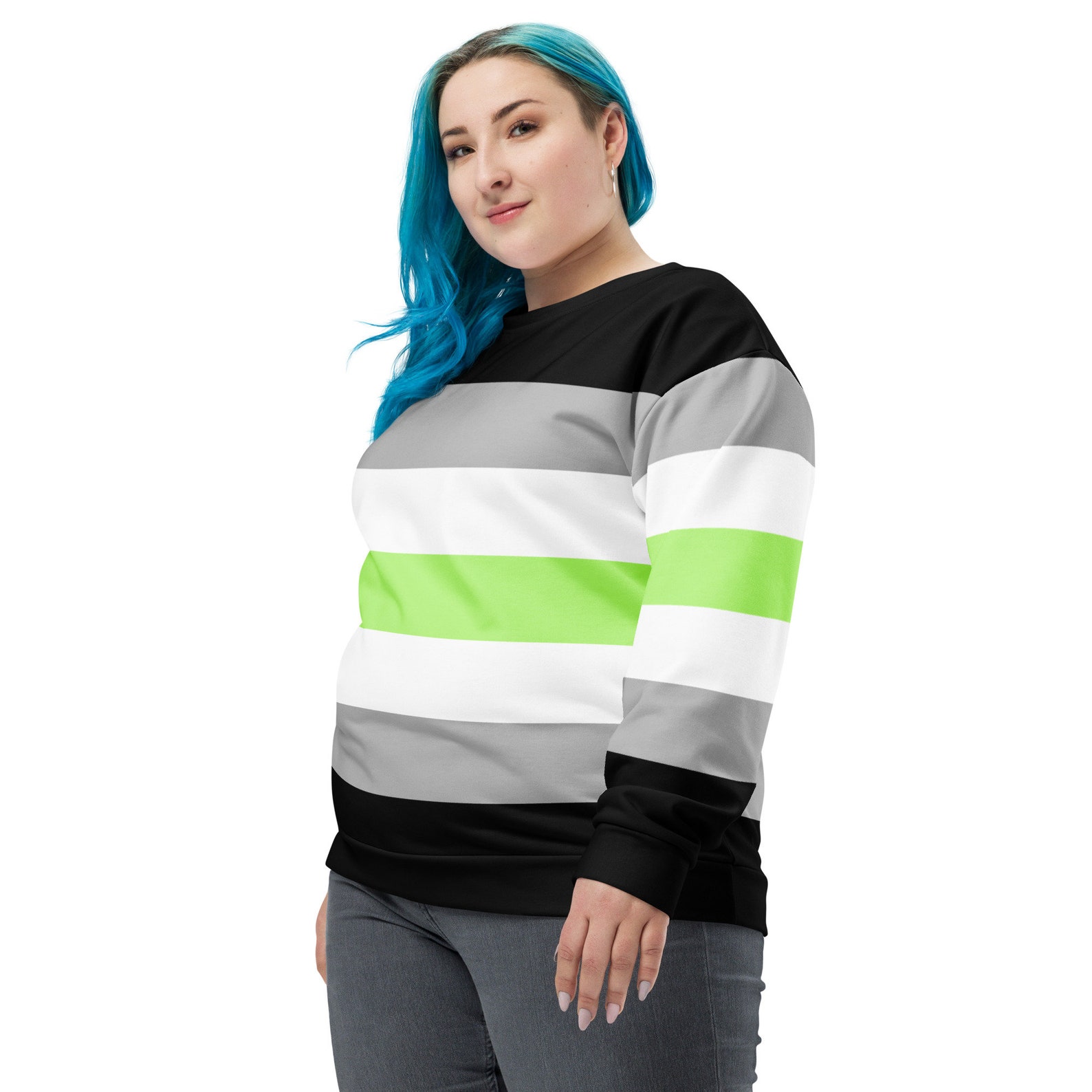 2XS - 6XL - Agender Flag Sweatshirt, Agender Pride Sweater, Proud ...