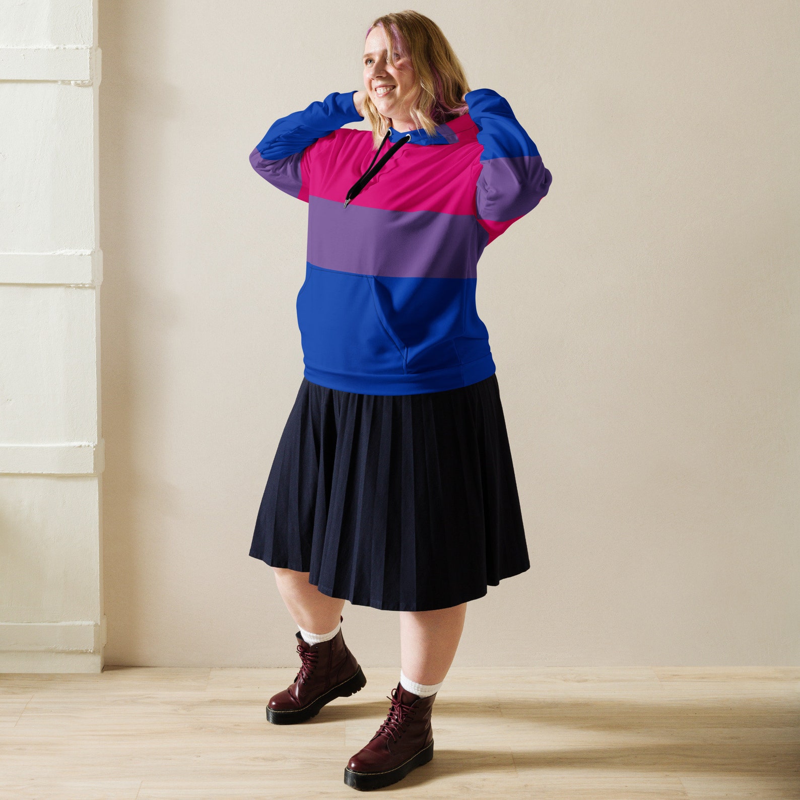 Bisexual Flag Hoodie, Bi Pride Hoodie, Bisexual Colors, Bisexual Pride ...