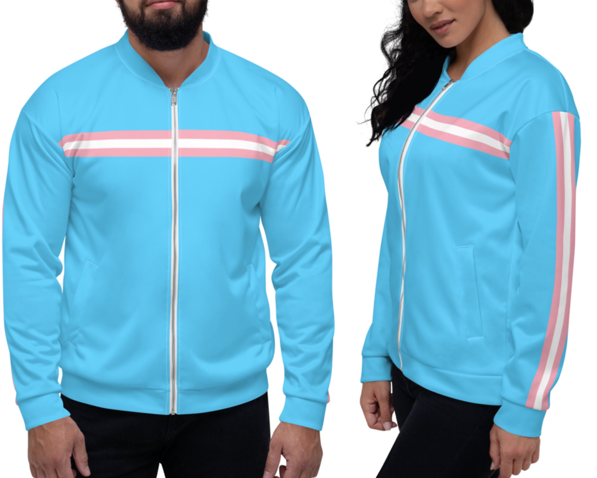 Transgender Jacket Trans Pride Jacket Lightweight Bomber - Etsy