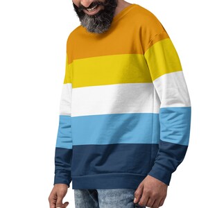 Aroace Sunset Flag Sweatshirt, Aro Ace Sweater, Aroace Pride Clothing ...