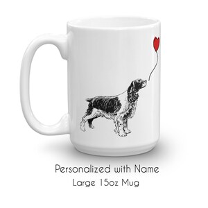 Personalized Springer Spaniel Mug, English Springer Spaniel Gifts ...