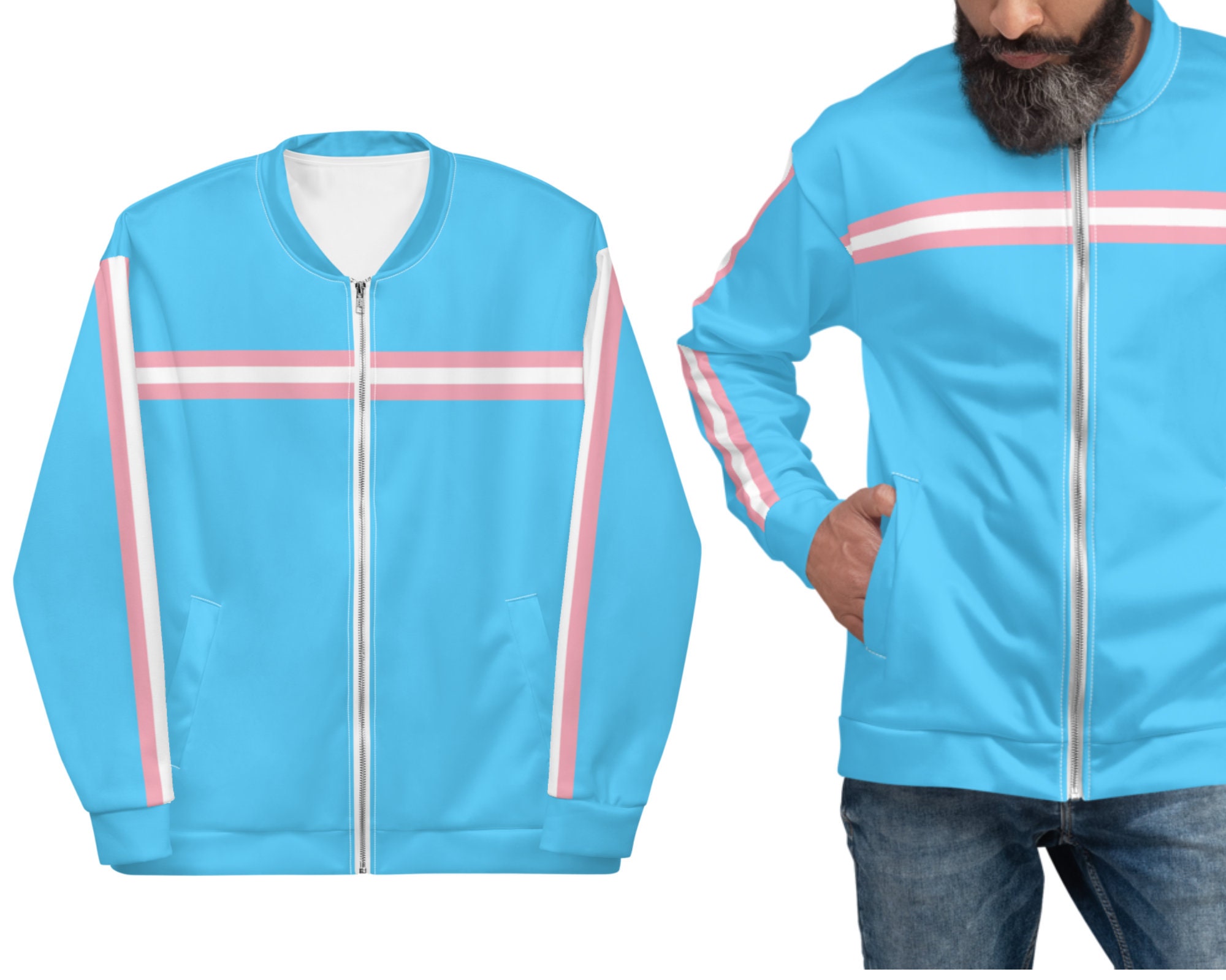 Transgender Jacket Trans Pride Jacket Lightweight Bomber - Etsy