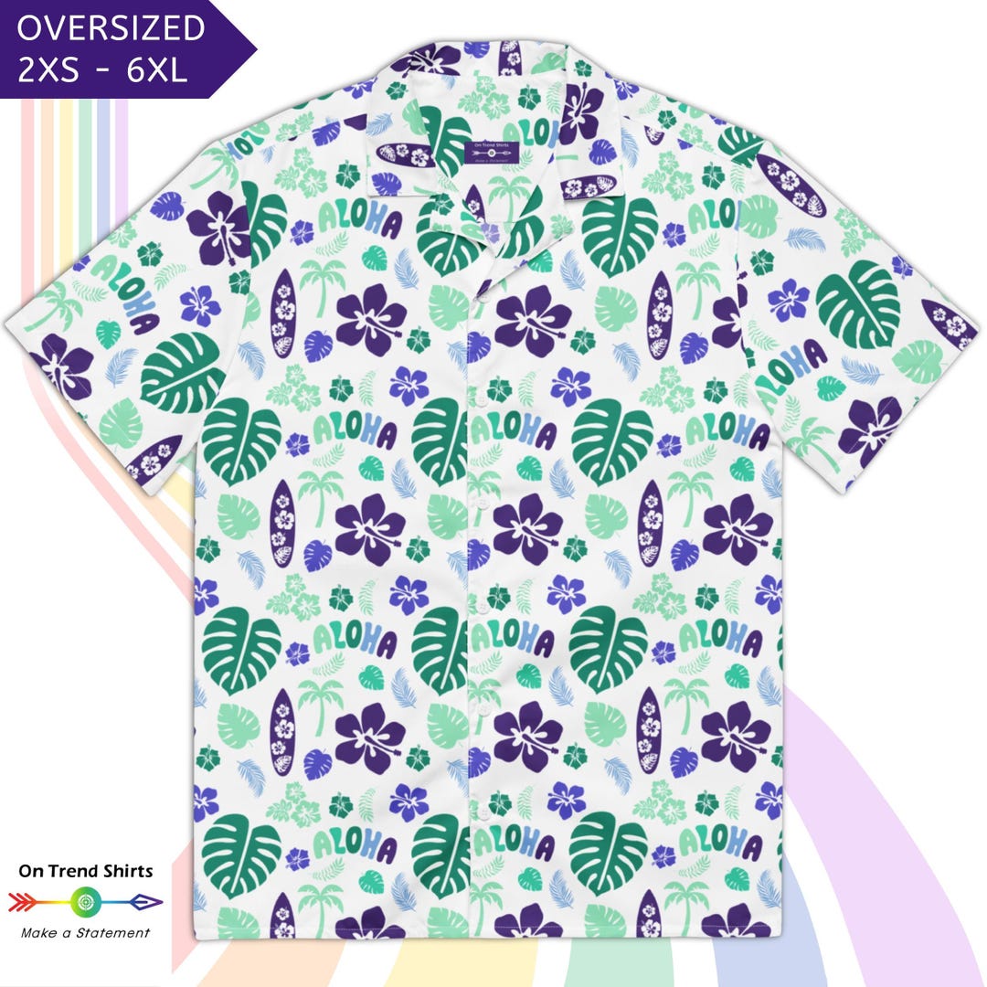Subtle MLM Pride Shirt, Tropical Gay Shirt, Discreet MLM Flag Beach ...
