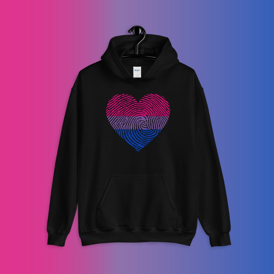 Bi Pride Hoodie, Bisexual Pride Sweatshirt, Bi Pride Flag Sweater ...