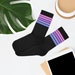 Bisexual Socks, Pastel Bi Pride Flag Socks, Bi Pride Clothing, Bi Flag ...