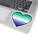 MLM Pride Flag Heart Sticker Blue Gay Flag Aesthetic - Etsy