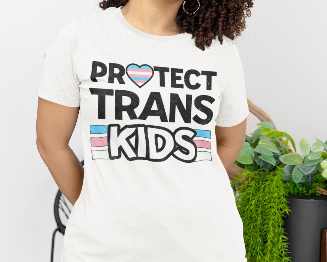Camisa Protect Trans Kids, Camisa de Derechos Trans, Colores de la ...