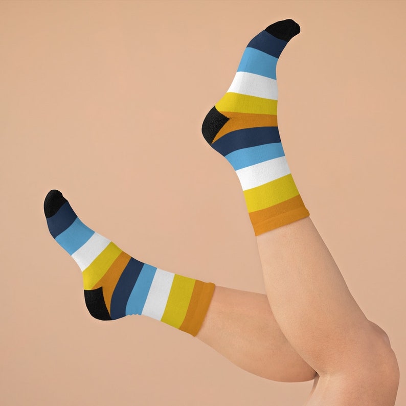 Aroace Flag Socks Aroace Pride Socks Aro-ace Pride Merch | Etsy