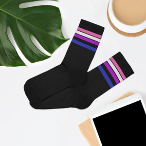 Genderfluid Pride Flag Socks, Genderfluid Clothing, Gender Fluid Socks ...