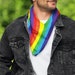 Square Rainbow Bandana, LGBT Pride Bandana Scarf, Gay Flag Festival ...