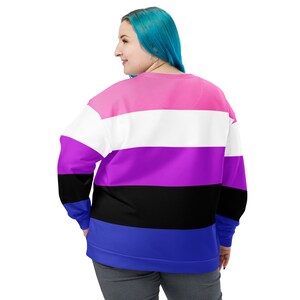 Genderfluid Sweater, Genderfluid Sweatshirt, Gender Fluid Pride Outfit ...