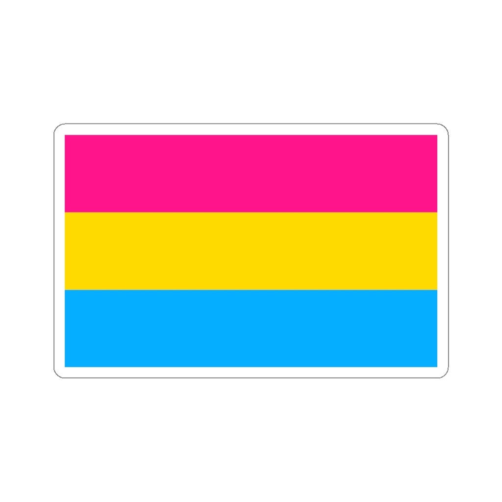 Pansexual Flag Sticker Pansexual Pride Laptop Stickers Pan | Etsy