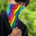 Square Rainbow Bandana, LGBT Pride Bandana Scarf, Gay Flag Festival ...