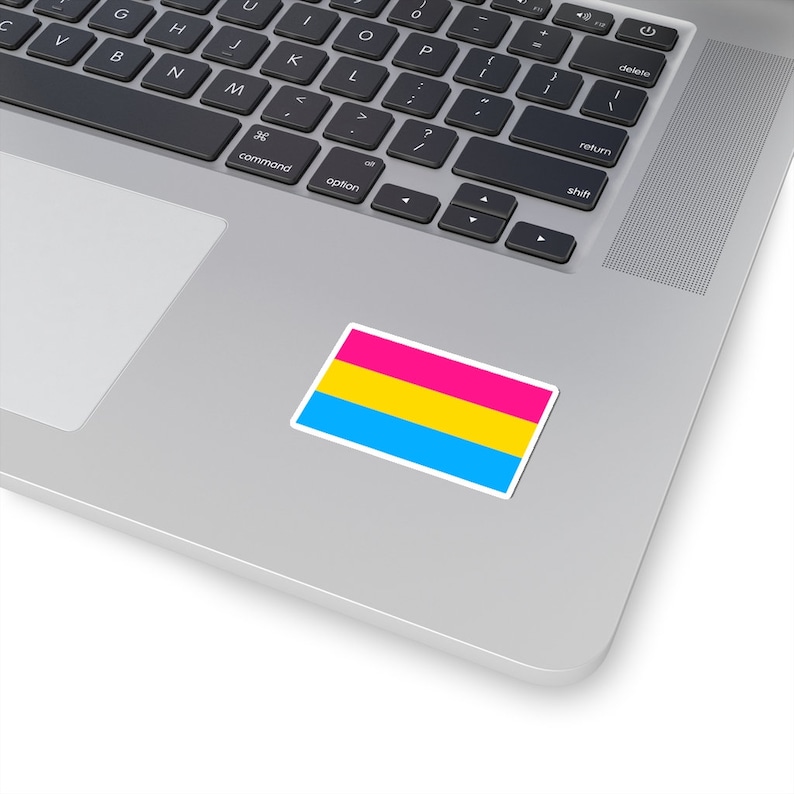 Pansexual Flag Sticker Pansexual Pride Laptop Stickers Pan - Etsy