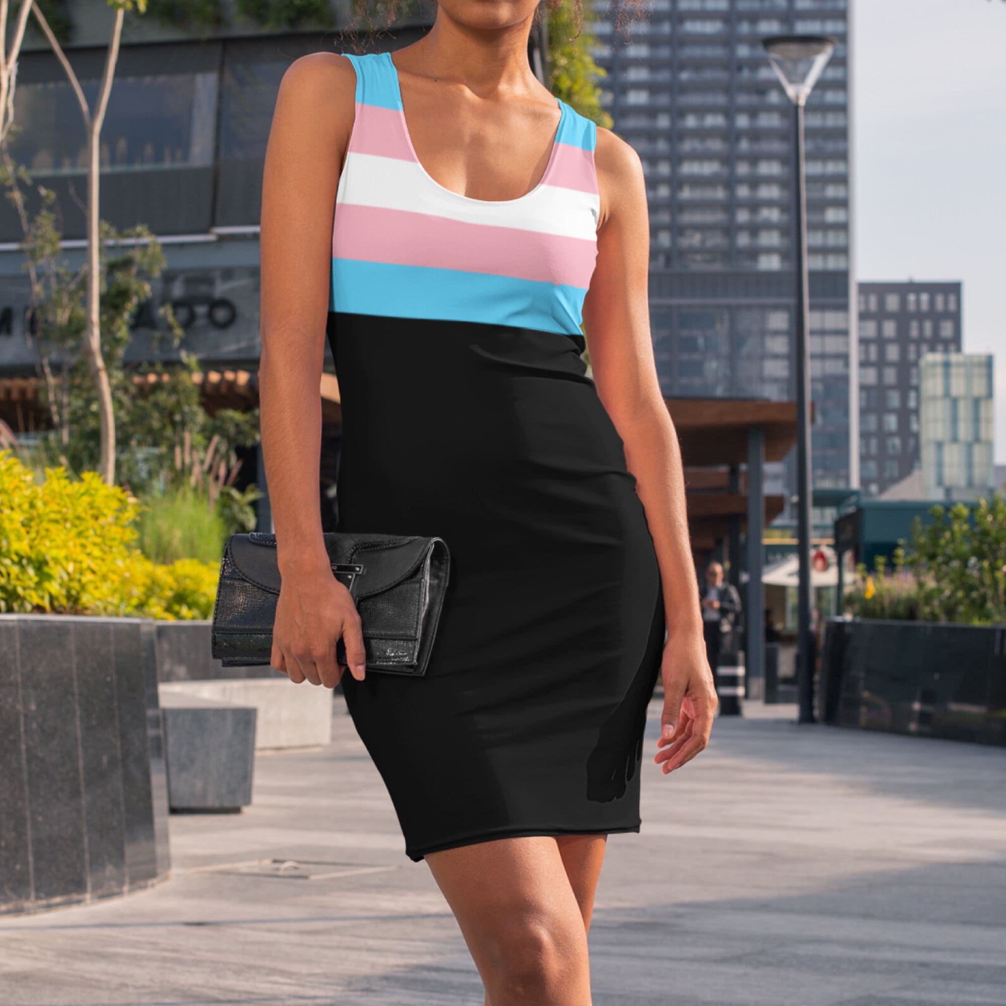 Transgender Dress Trans Pride Pencil Dress Trans Flag | Etsy