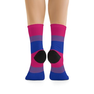 Bisexual Pride Flag Socks, Bi Pride Socks, LGBT Accessories, Unisex ...