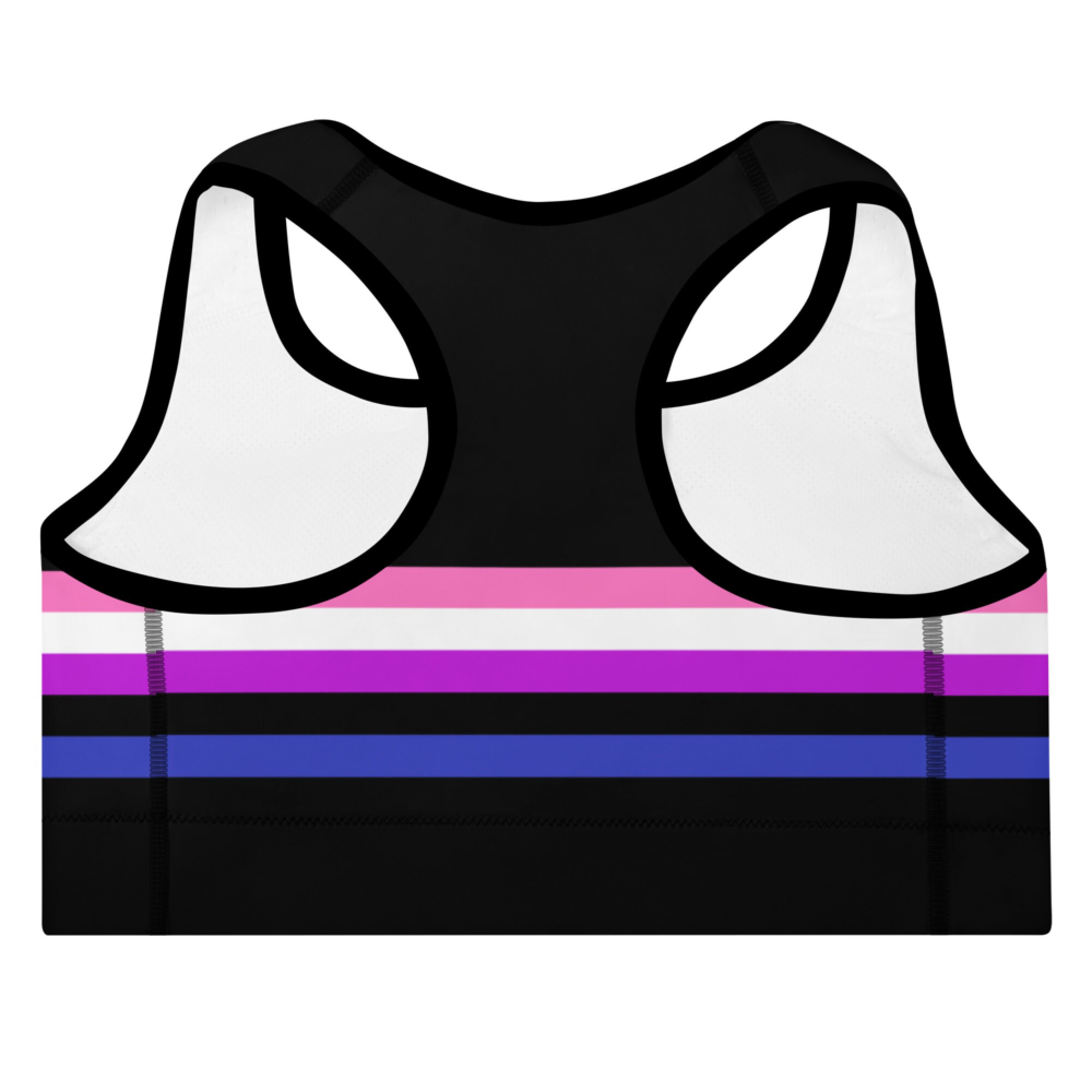 Genderfluid Sports Bra, Genderfluid Pride Training Bra, Genderfluid ...