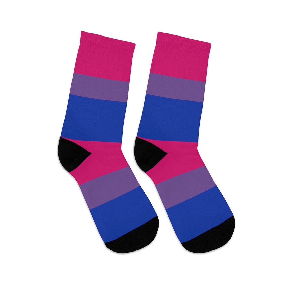 Bisexual Pride Flag Socks Bi Pride Socks LGBT Accessories | Etsy
