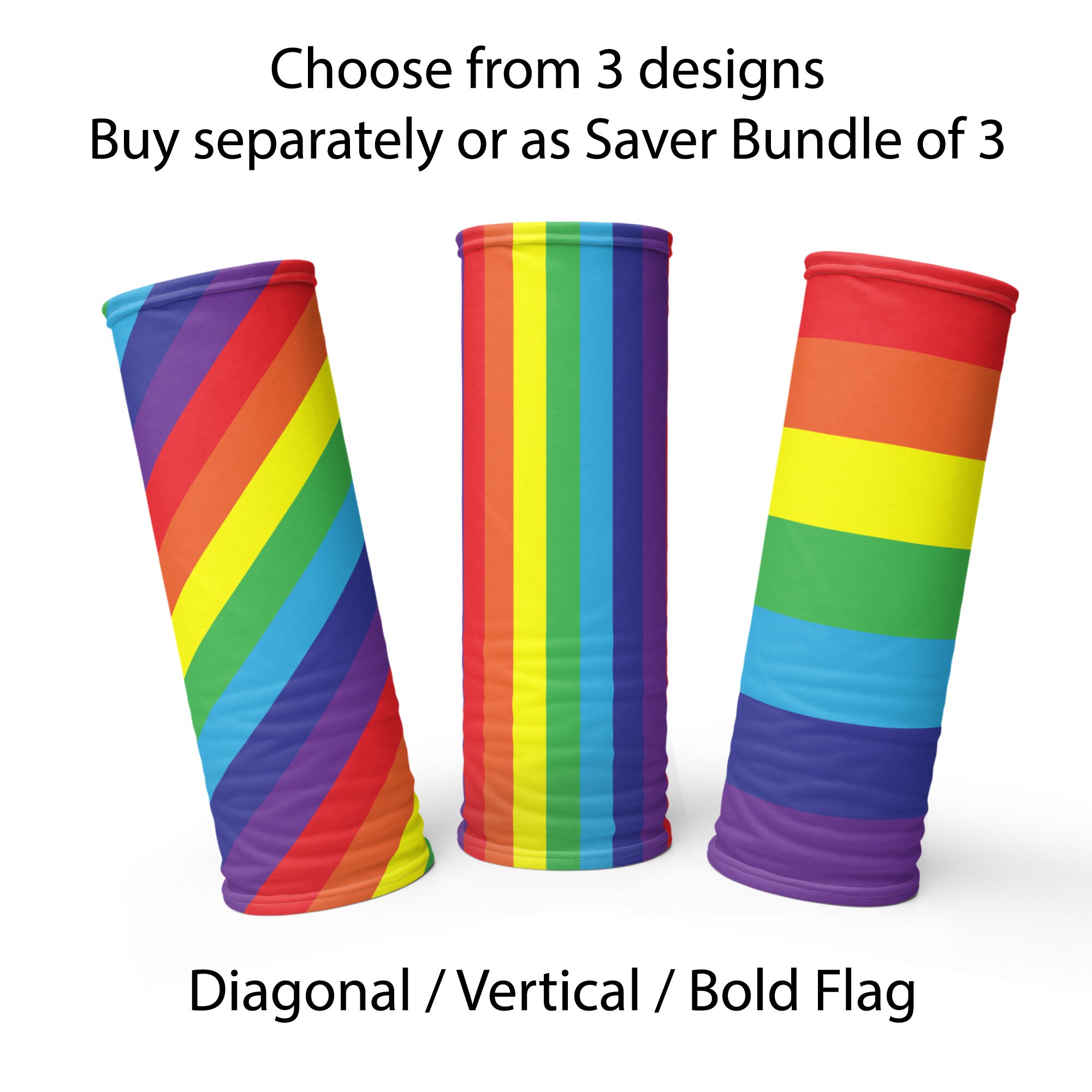 Rainbow Scarf Gay Pride Tube Scarf Gay Pride Scarf LGBT | Etsy