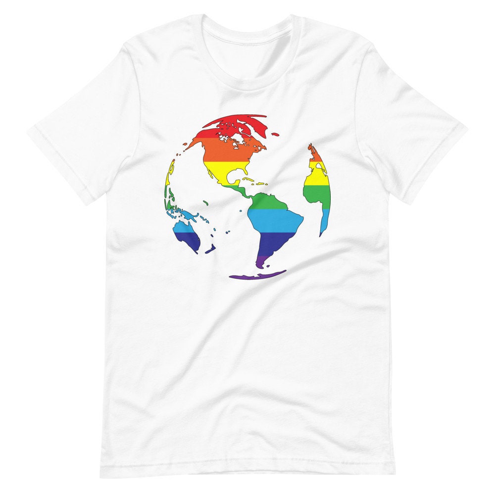 Gay Pride Shirt Pride Flag Shirt Rainbow Pride Lgbt Etsy
