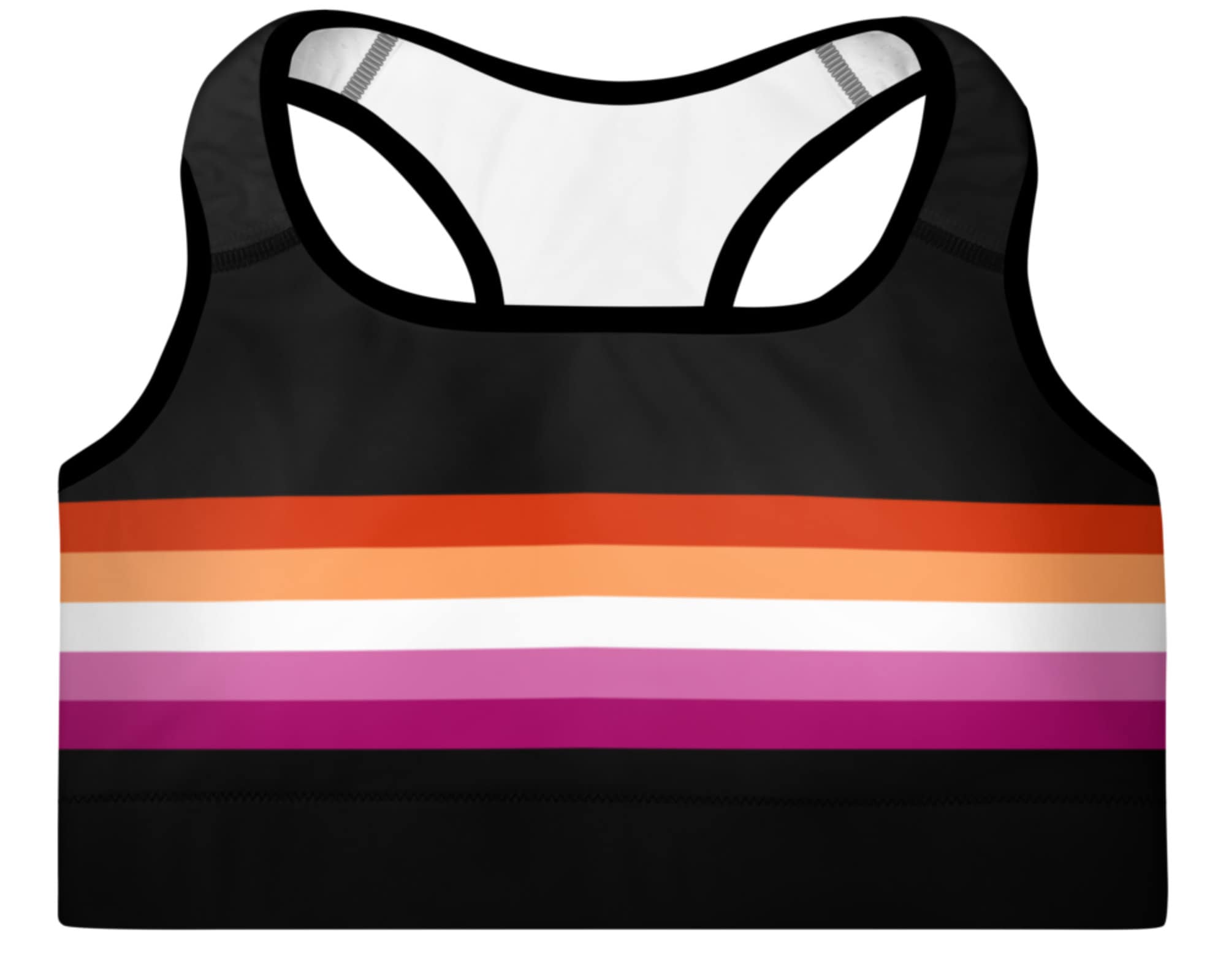 Lesbian Flag Sports Bra, Lesbian Pride Training Bra, Lesbian Yoga Bra ...