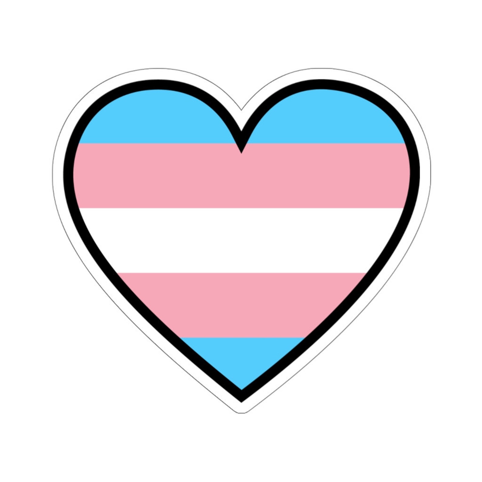 Trans Pride Sticker, Transgender Sticker, Trans Sticker, Trans Flag ...