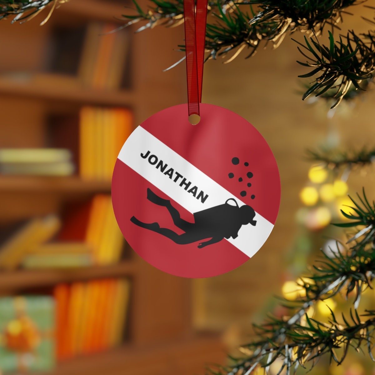 Personalized Scuba Diver Ornament Custom Name Scuba Diving - Etsy
