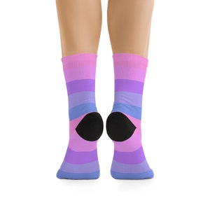 Bisexual Pride Socks, Pastel Bi Flag Socks, Bi Pride Clothing, LGBT ...