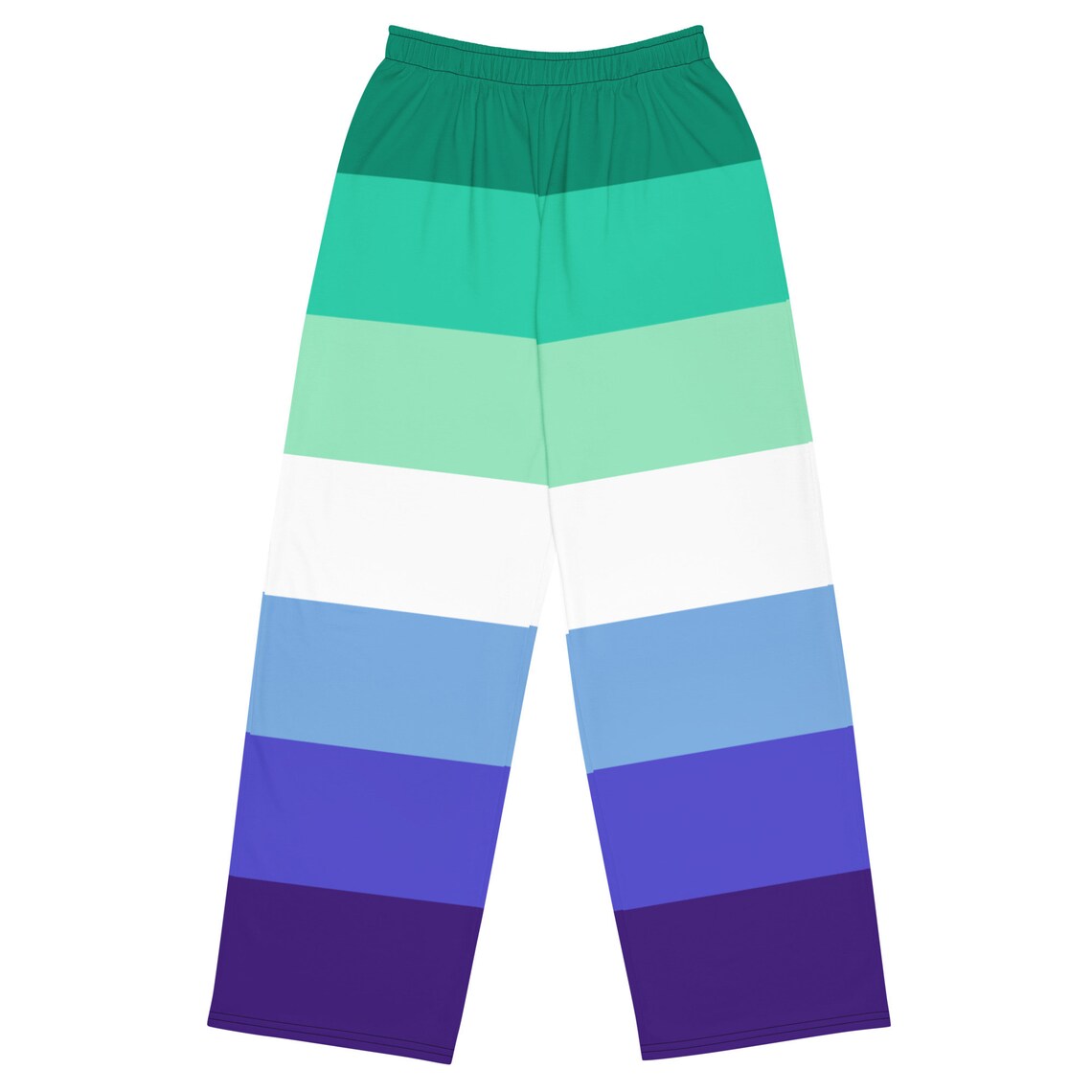 MLM Flag Wide Leg Pants, MLM Pride Pants, Gay Male Flag Lounge Wear ...