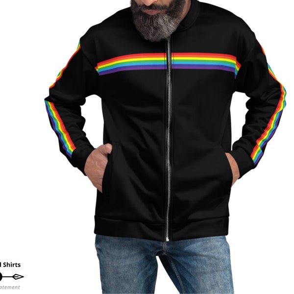 Rainbow Pride Jacket - Etsy