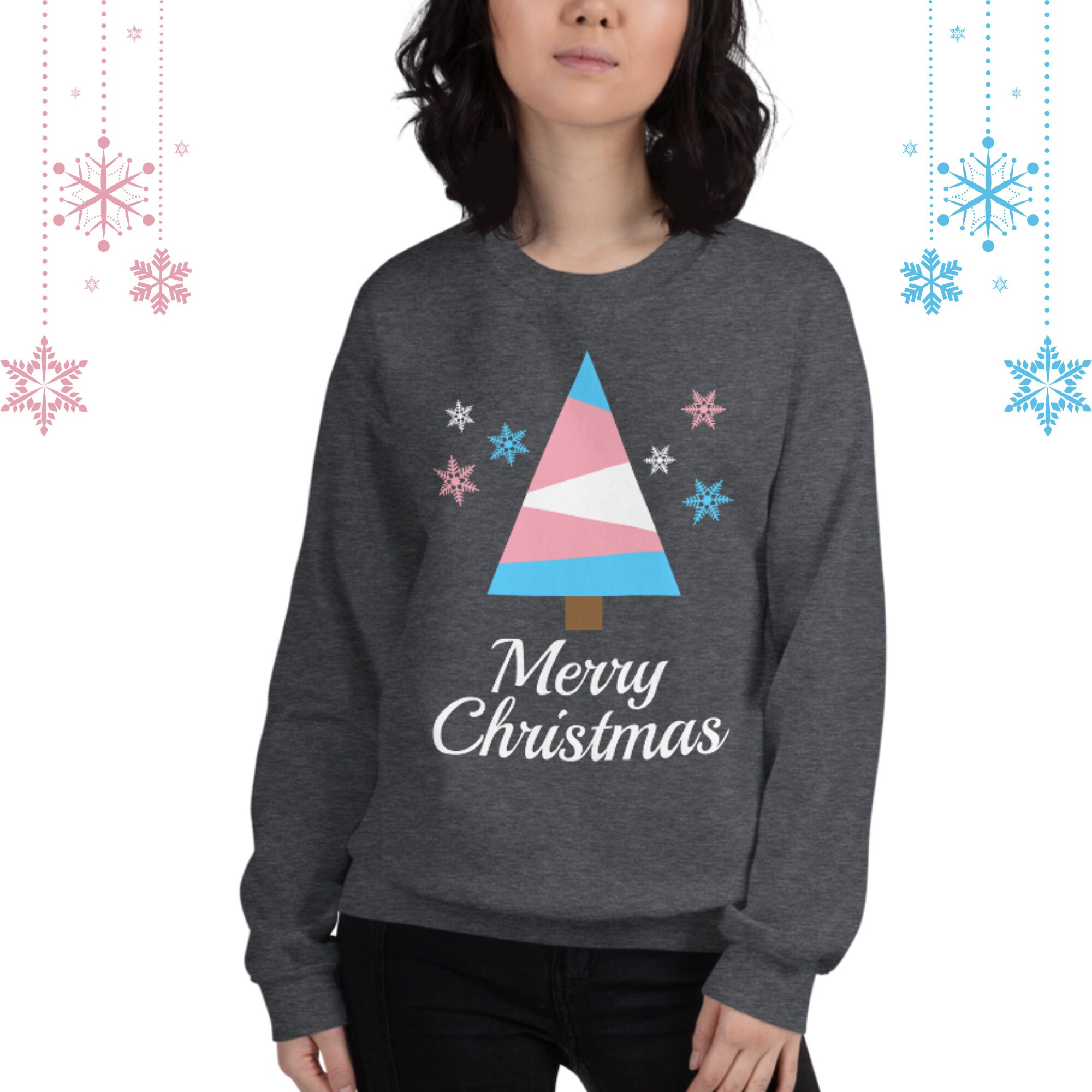 Transgender Christmas Jumper Trans Pride Christmas Sweater - Etsy