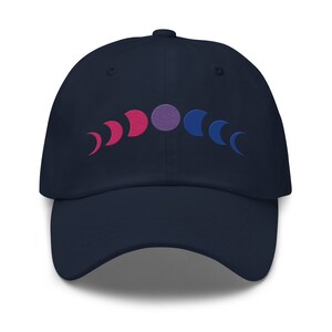 Embroidered Bi Pride Hat, Subtle Bisexual Hat, Celestial Bisexual Flag ...