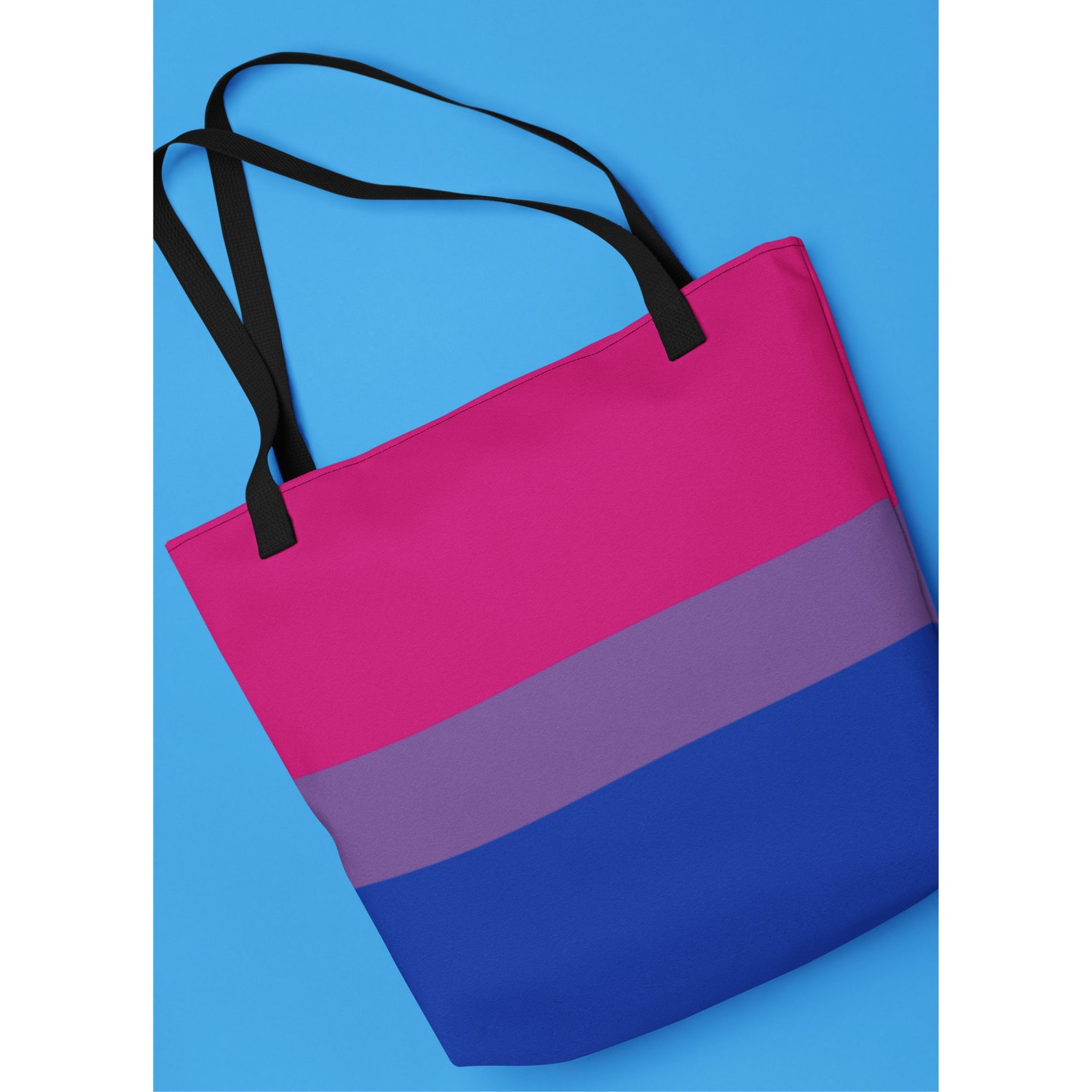 Bisexual Tote Bag, Bi Pride Book Tote, Bisexual Pride Bag, Bi Pride ...