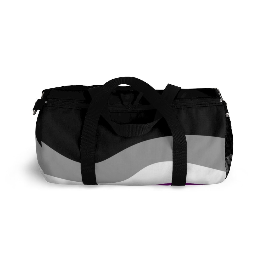 Asexual Flag Duffle Bag, Asexual Pride Bag, Ace Pride Gym Bag, LGBTQIA ...