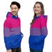Bisexual Flag Hoodie, Bi Pride Hoodie, Bisexual Colors, Bisexual Pride ...