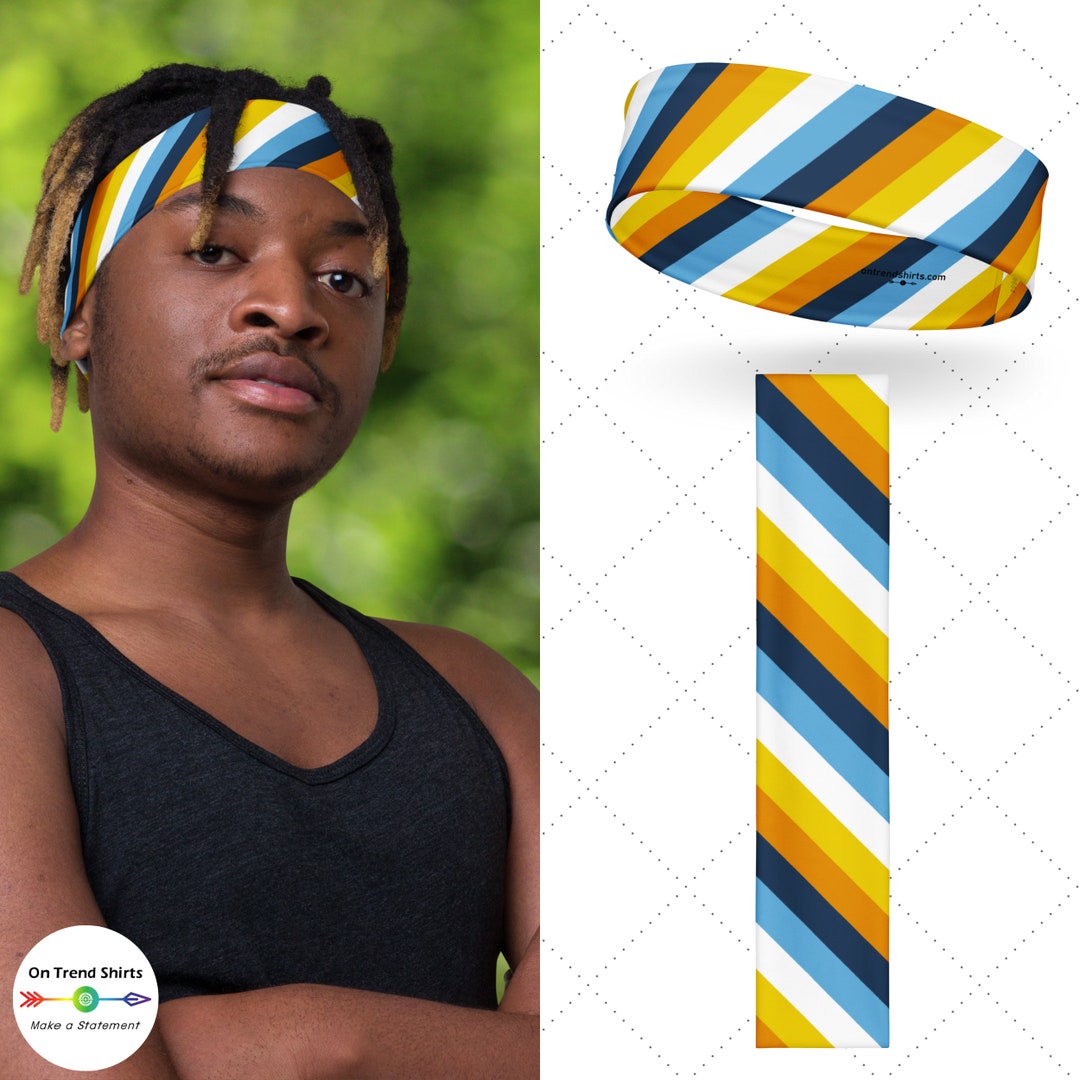 Aroace Sunset Flag Headband, Aroace Flag Hairband, Aroace Pride Hair ...